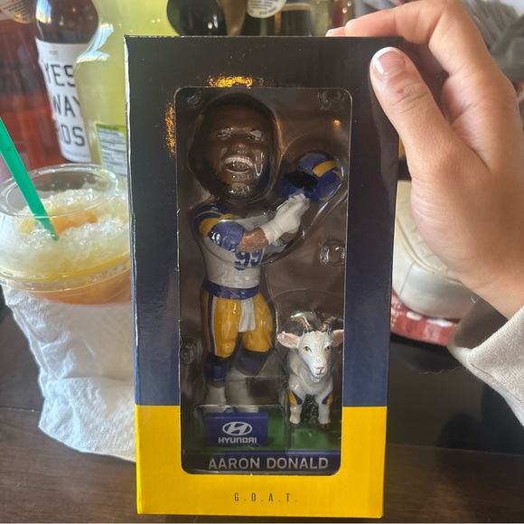 Other | Hyundai Aaron Donald Figurine With Goat | Poshmark